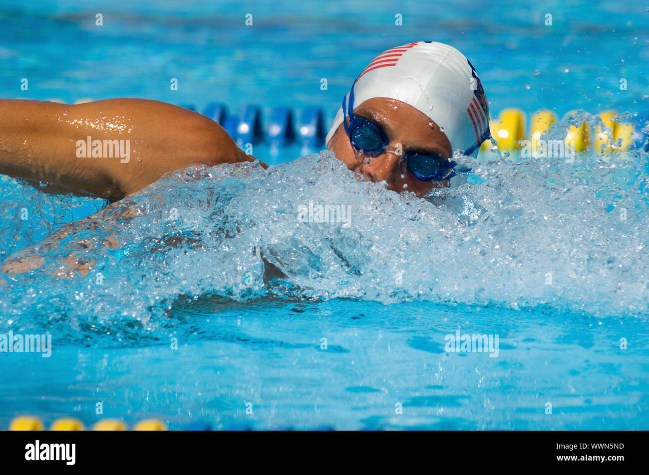 Swimmers competitive practice hi-res stock photography and images - Alamy