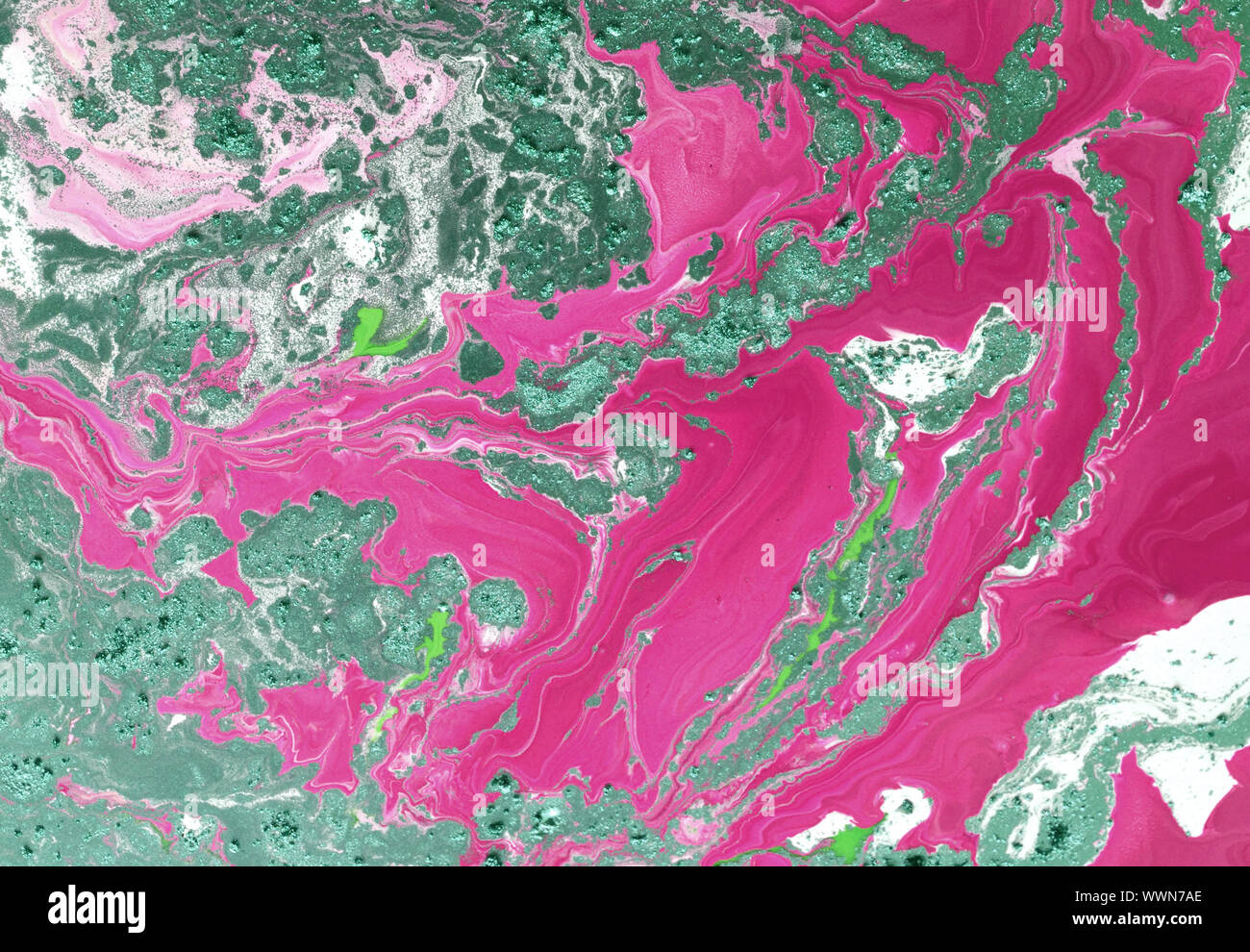 Soft painted abstract background.Poisonous, toxic color Stock Photo - Alamy