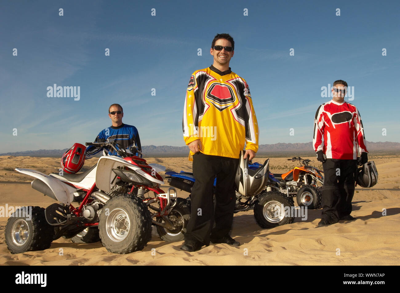 Four Wheeler Riding Stock Photo - Alamy