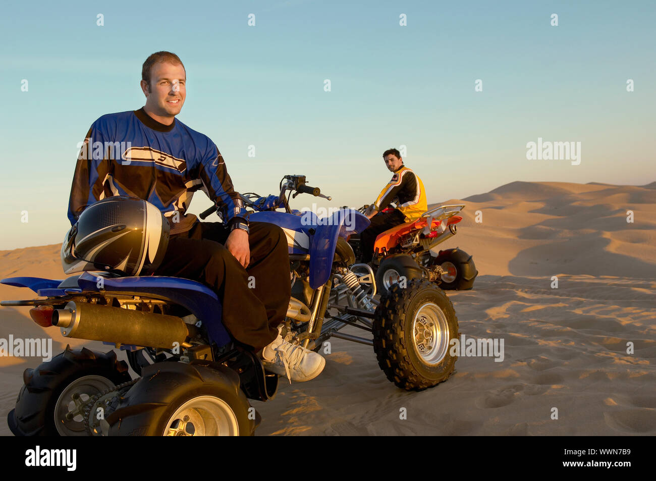 Four Wheeler Riding Stock Photo - Alamy