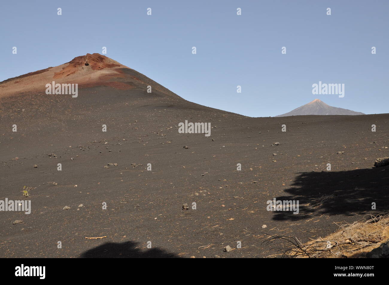 Garachico Volcano (black volcano), Teneriffa Stock Photo - Alamy