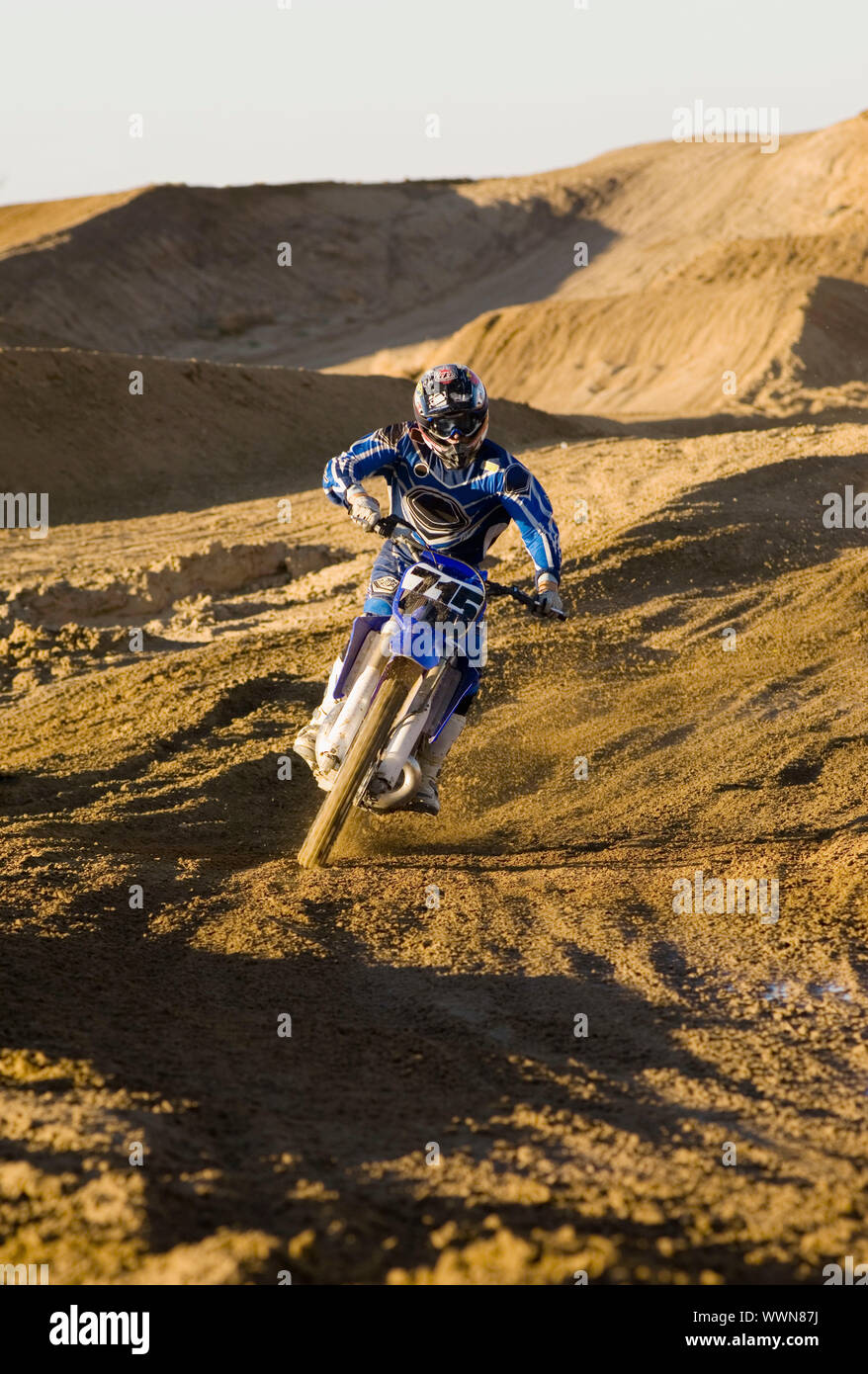 Motorbike in mid air hi-res stock photography and images - Alamy