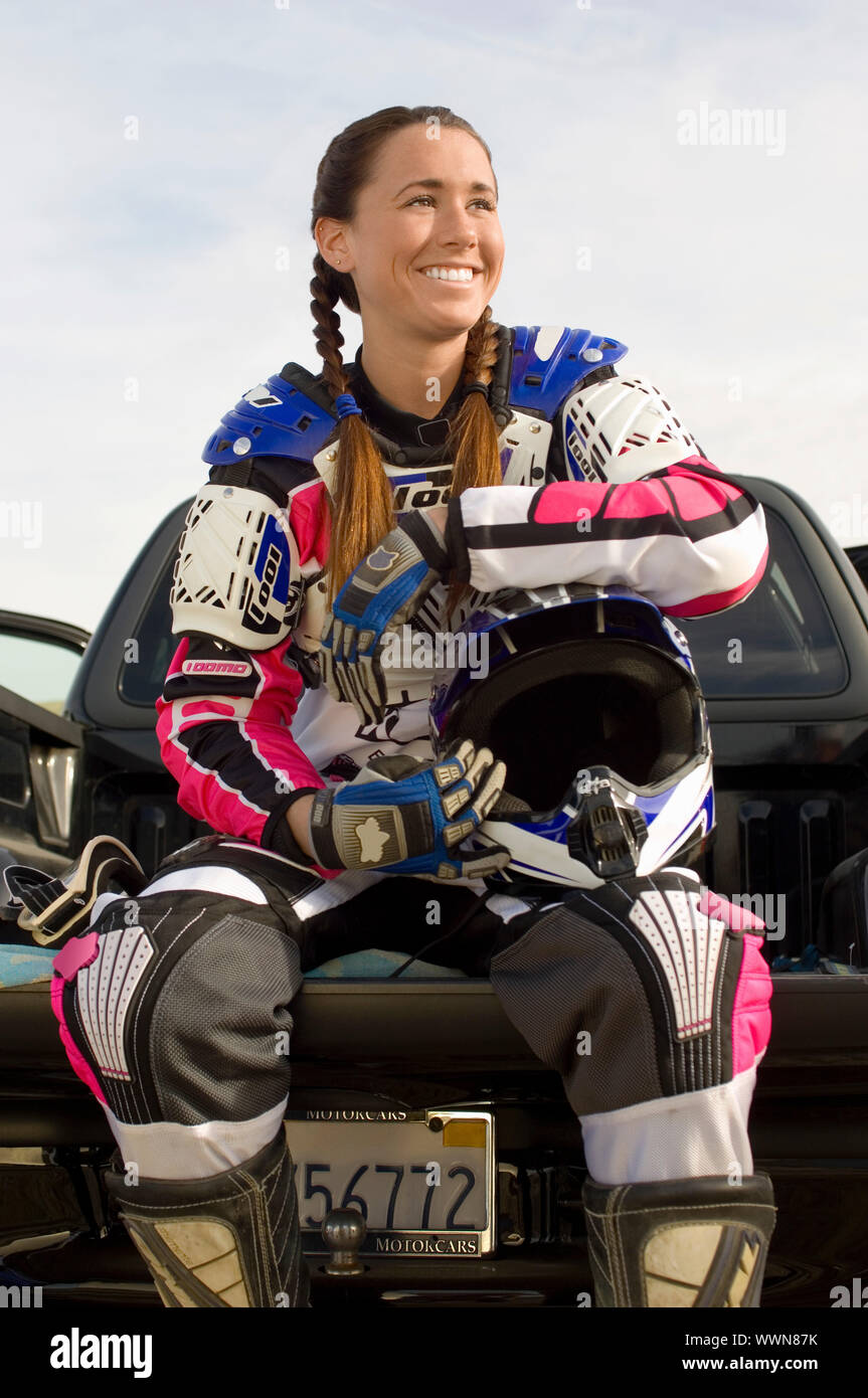 Women motorcycle racers hi-res stock photography and images - Alamy