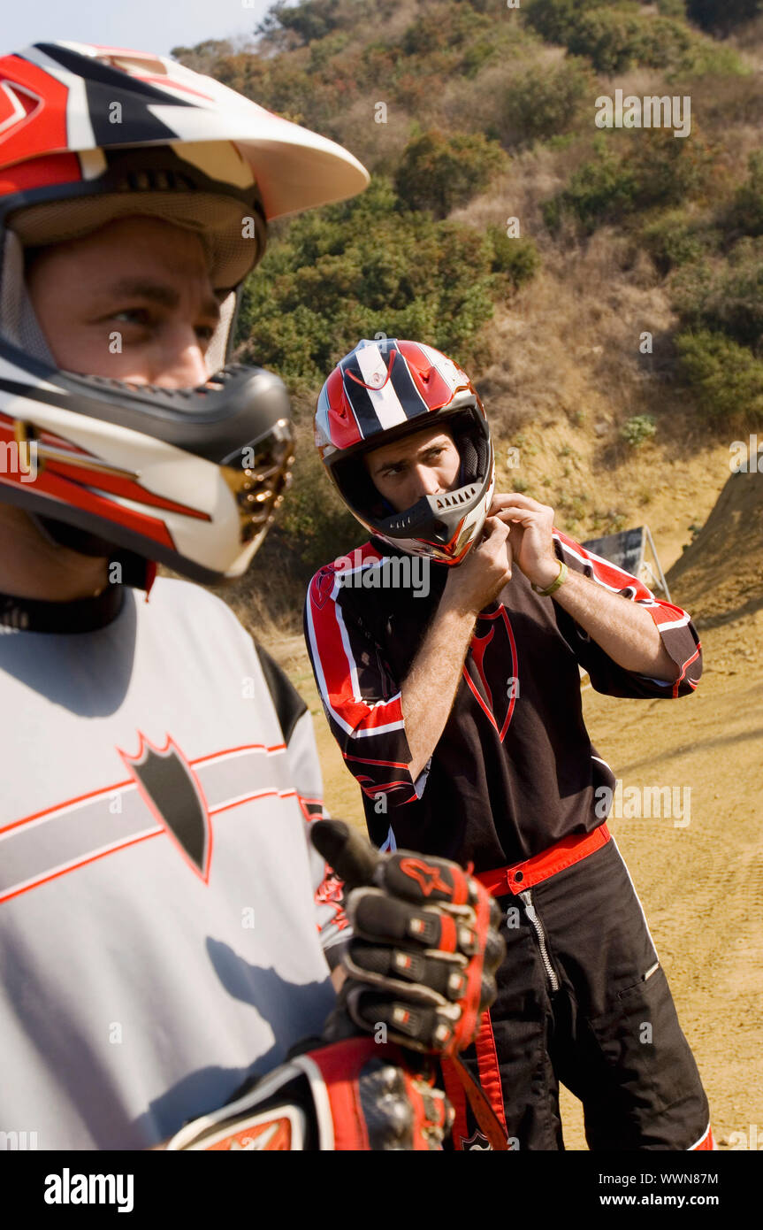 Two men on motocross hi-res stock photography and images - Alamy