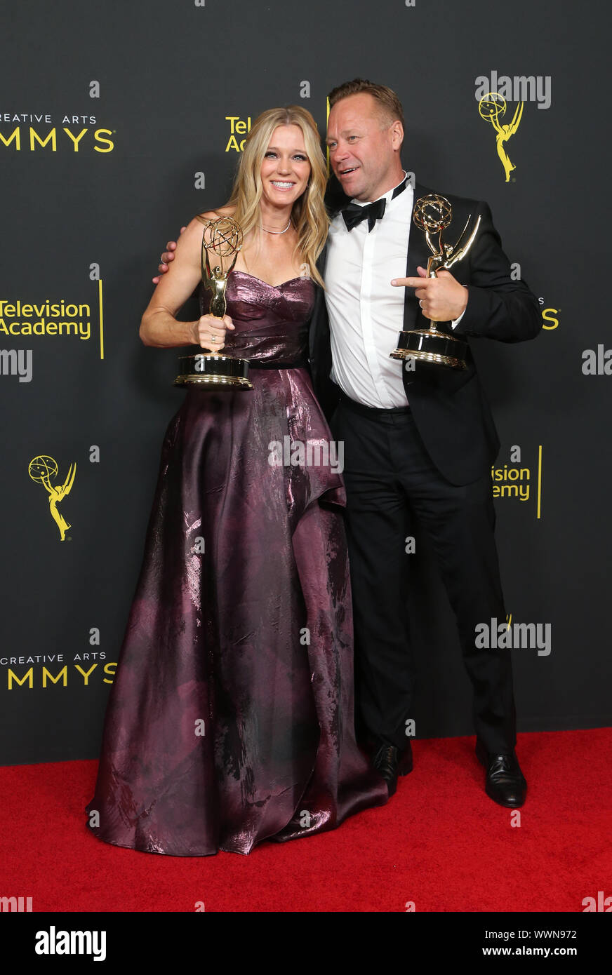 Los Angeles, Ca. 15th Sep, 2019. Shauna Duggins, Rowley Irlam, at 2019 ...