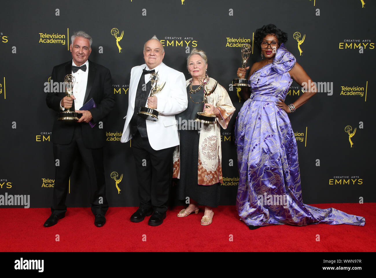 Los Angeles, Ca. 15th Sep, 2019. Jerry DeCarlo, Jon Jordan, Peg ...