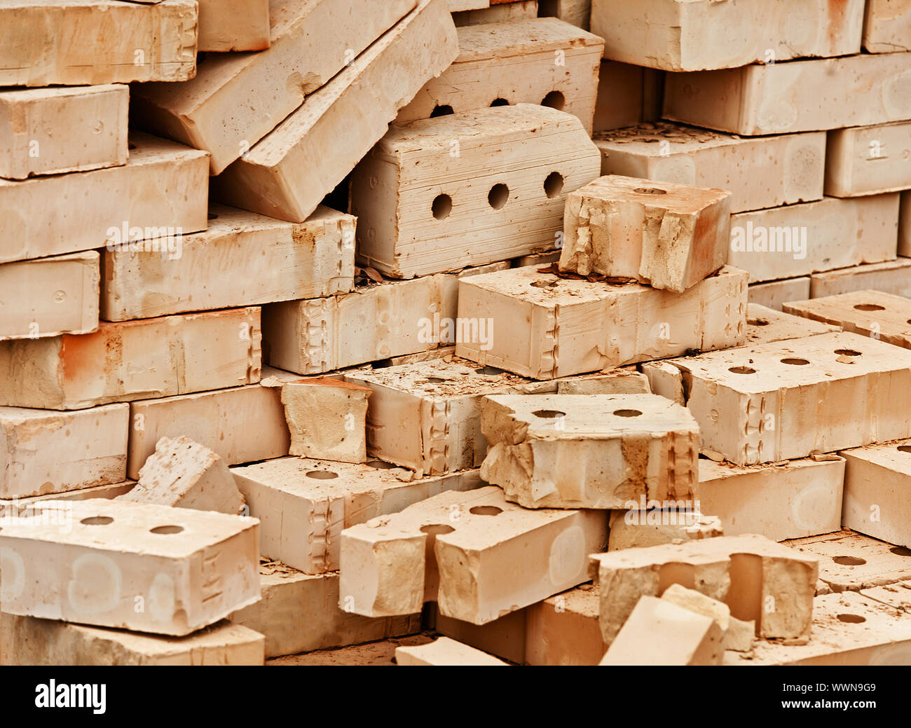 Clay bricks for the restoration of ancient architectural monuments ...