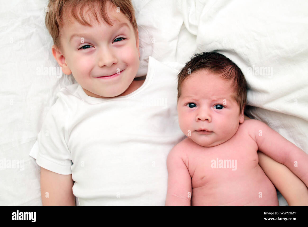 boy with little brother Stock Photo - Alamy