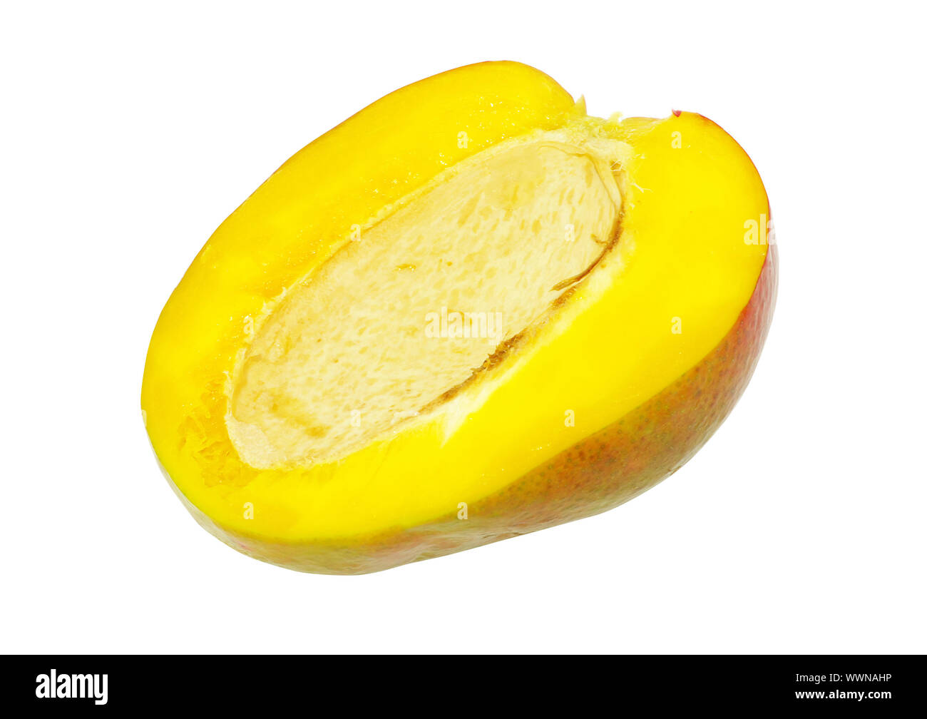 Fresh mango isolated on white Stock Photo - Alamy