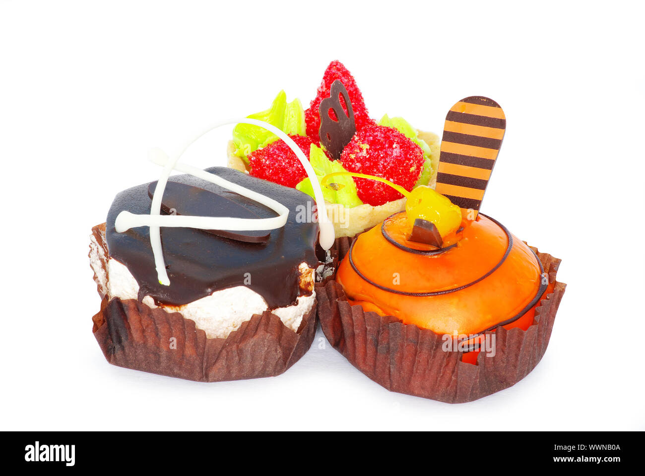 fresh cake isolated on a white background Stock Photo - Alamy