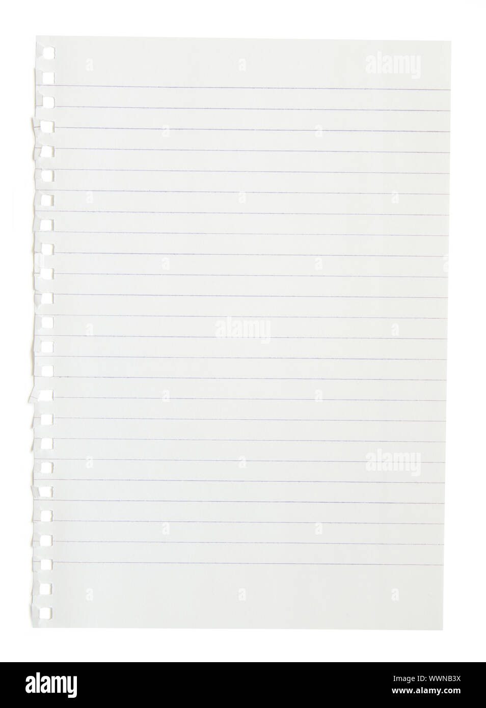 Blank tear off notebook hi-res stock photography and images - Alamy