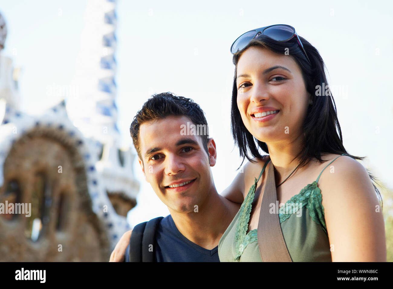 Young smiling couple touring hi-res stock photography and images - Alamy