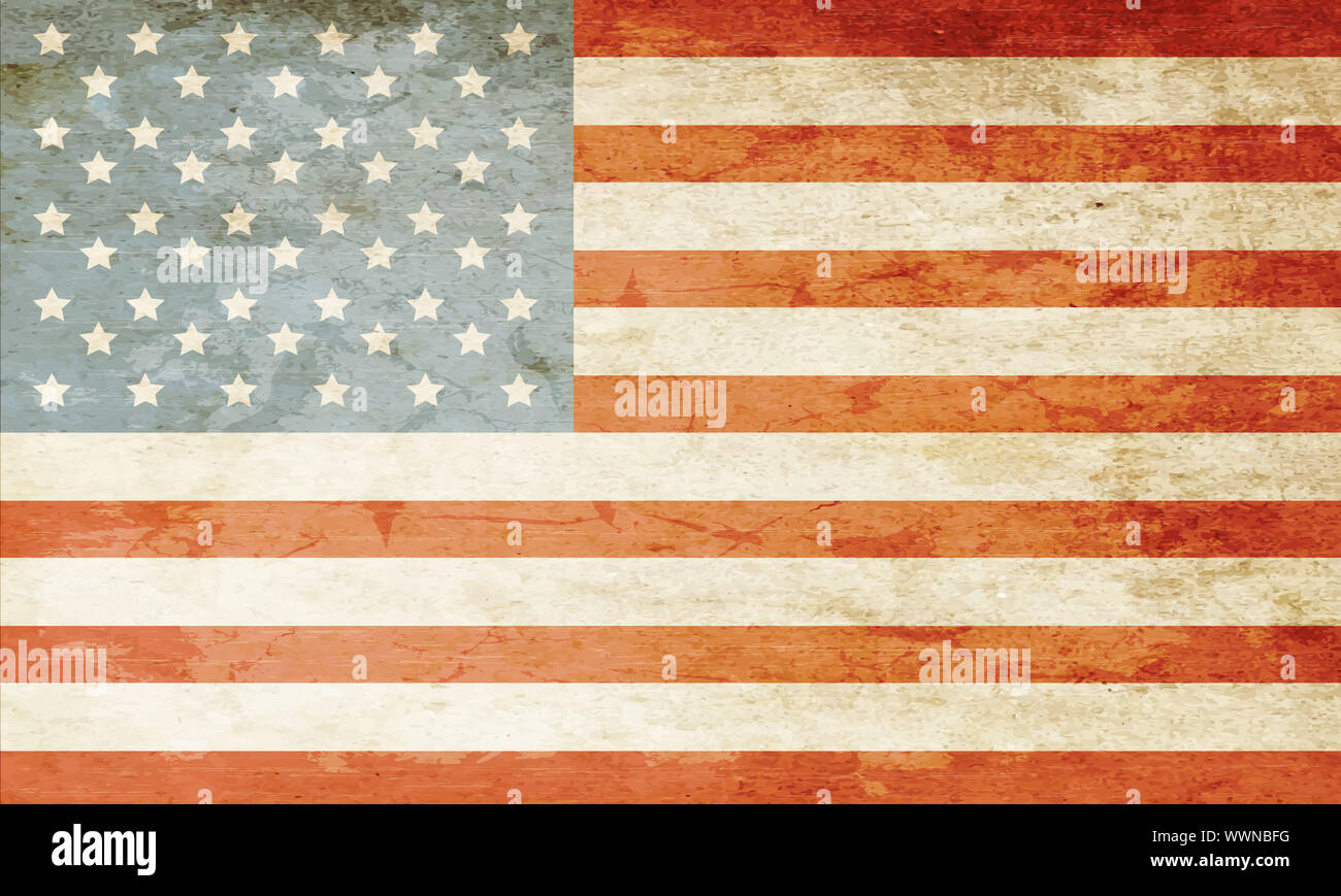 Grunge American flag Stock Photo - Alamy