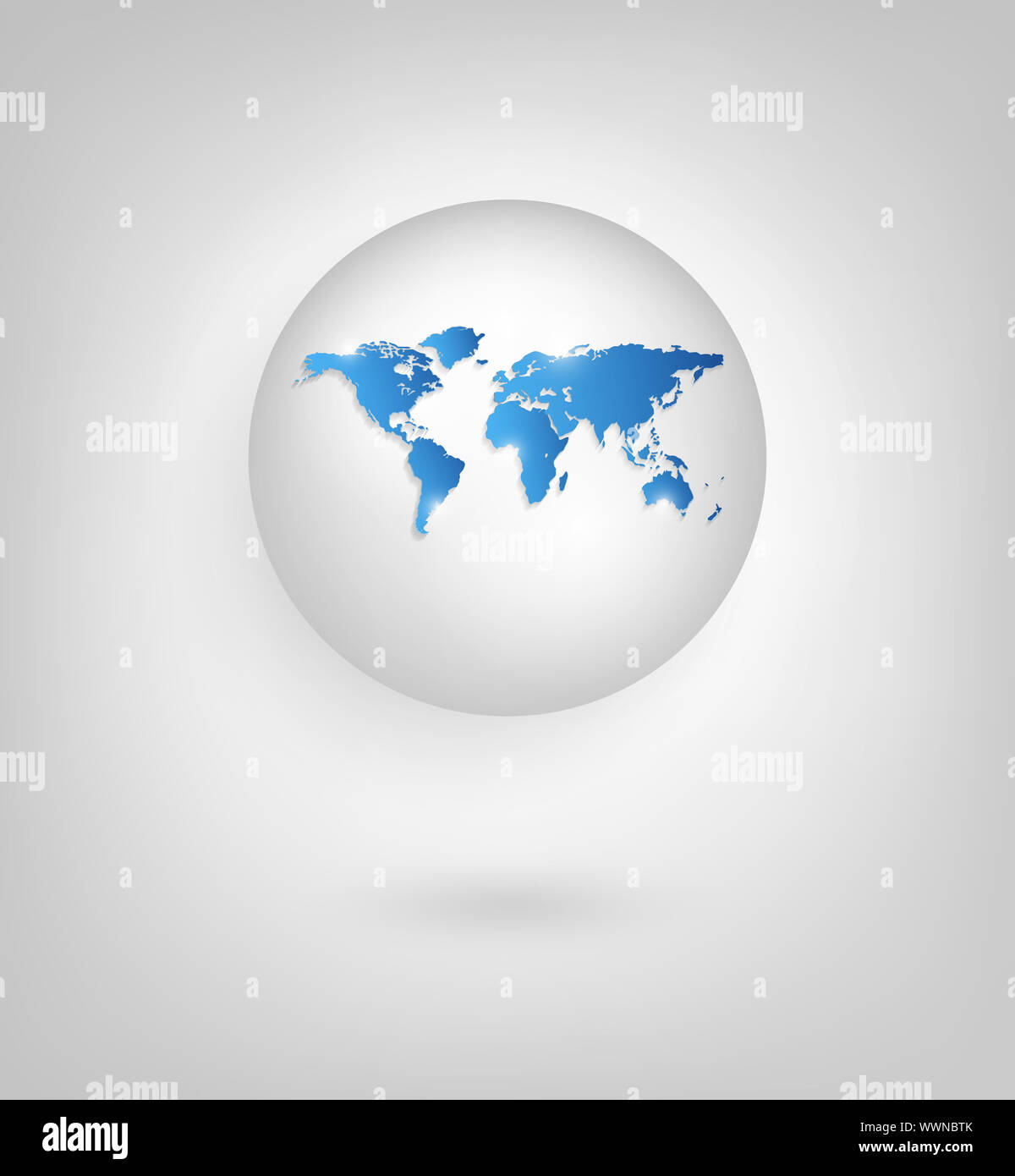 Design With World Map Stock Photo - Alamy