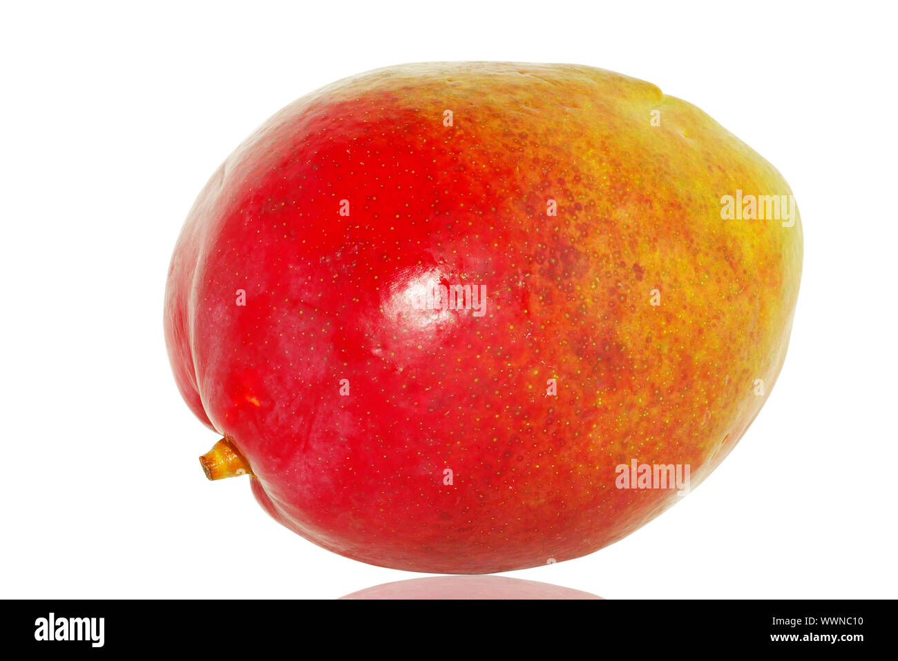 Fresh mango isolated on white Stock Photo - Alamy