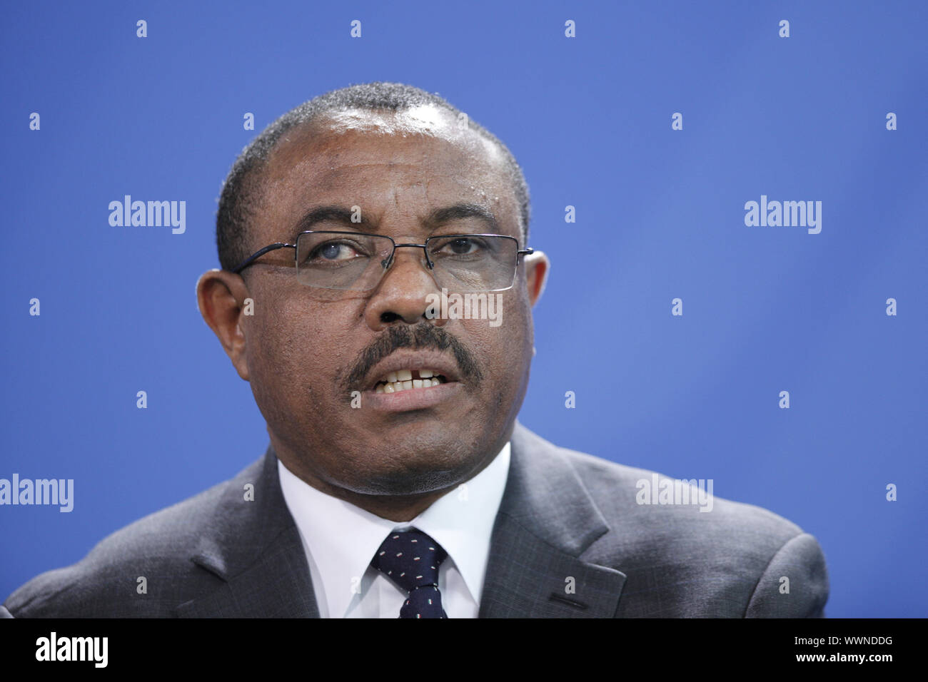 PM Hailemariam of Ethiopia and Merkel of German at joint press in ...