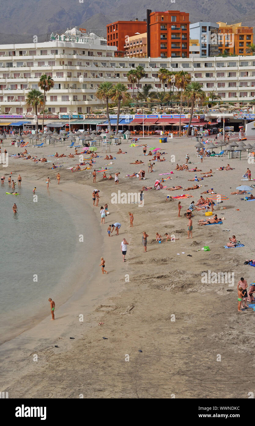 Playa de la Pinta , Costa Adeje, Teneriff Stock Photo - Alamy