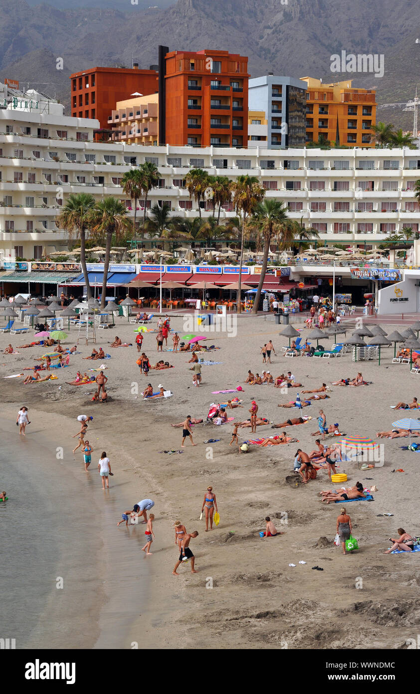 Playa de la Pinta , Costa Adeje, Teneriff Stock Photo - Alamy