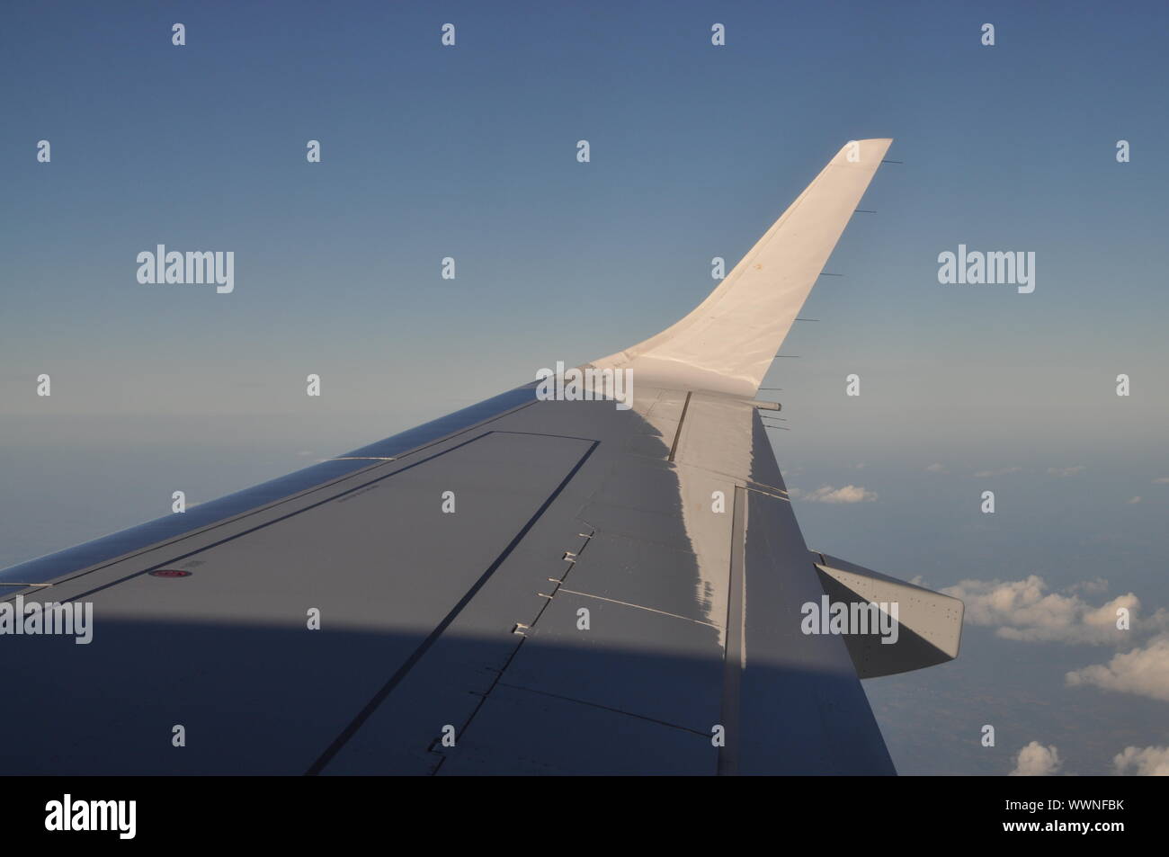 View from an airplane Stock Photo - Alamy