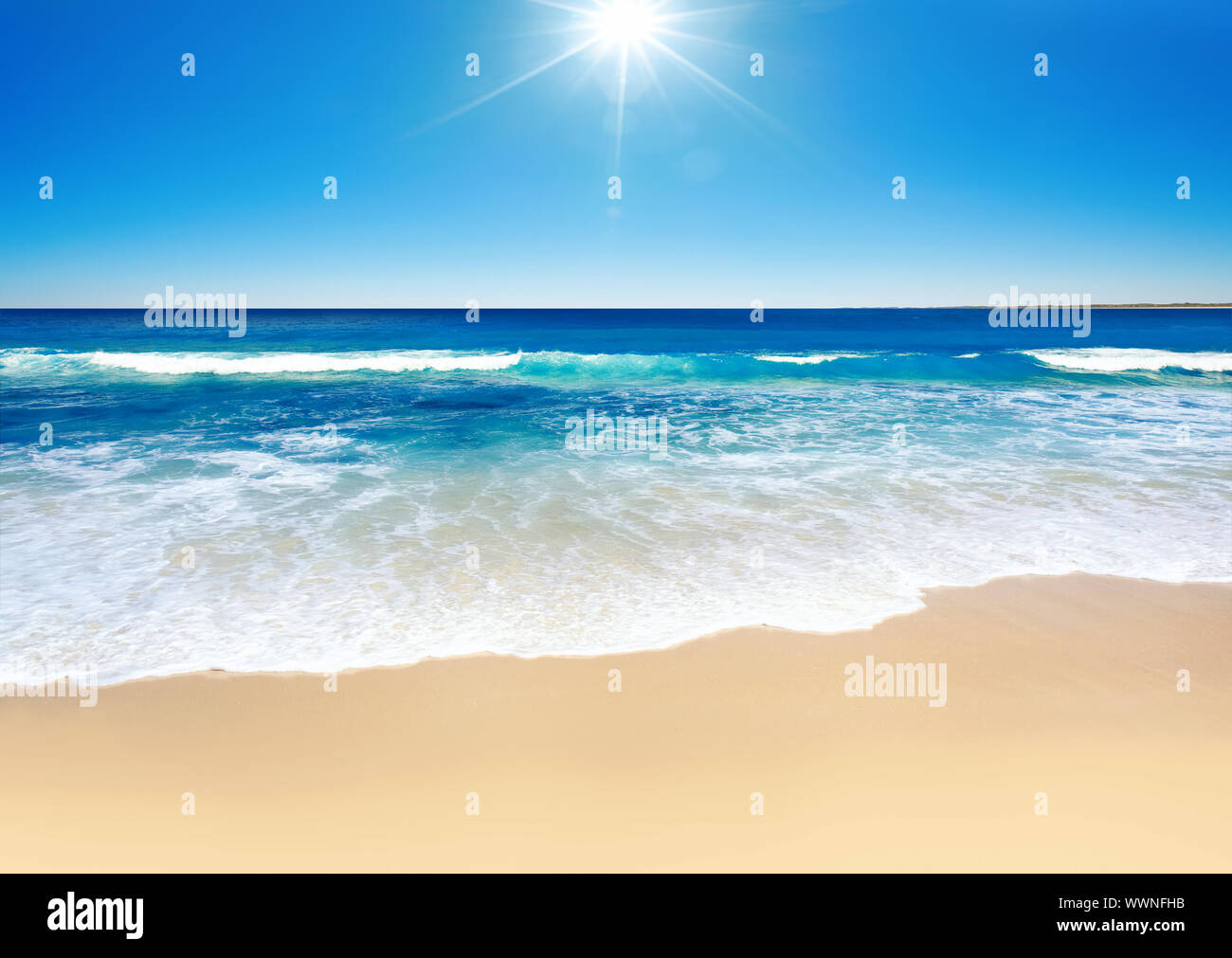 Gorgeous Australian Beach in Southern NSW Stock Photo - Alamy