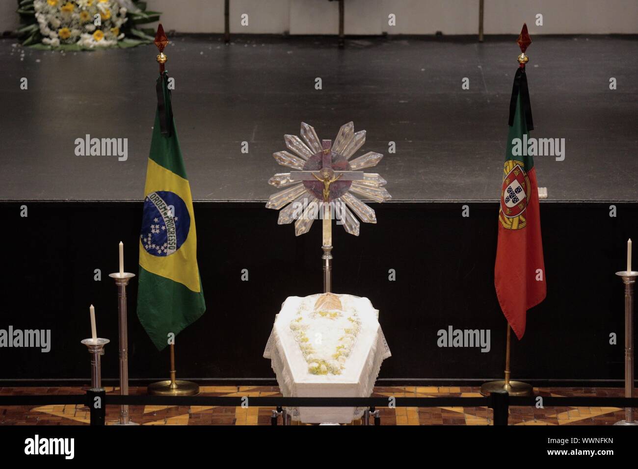 Sao Paulo, Brazil. 16th Sep, 2019. Wake of Portuguese singer Roberto ...