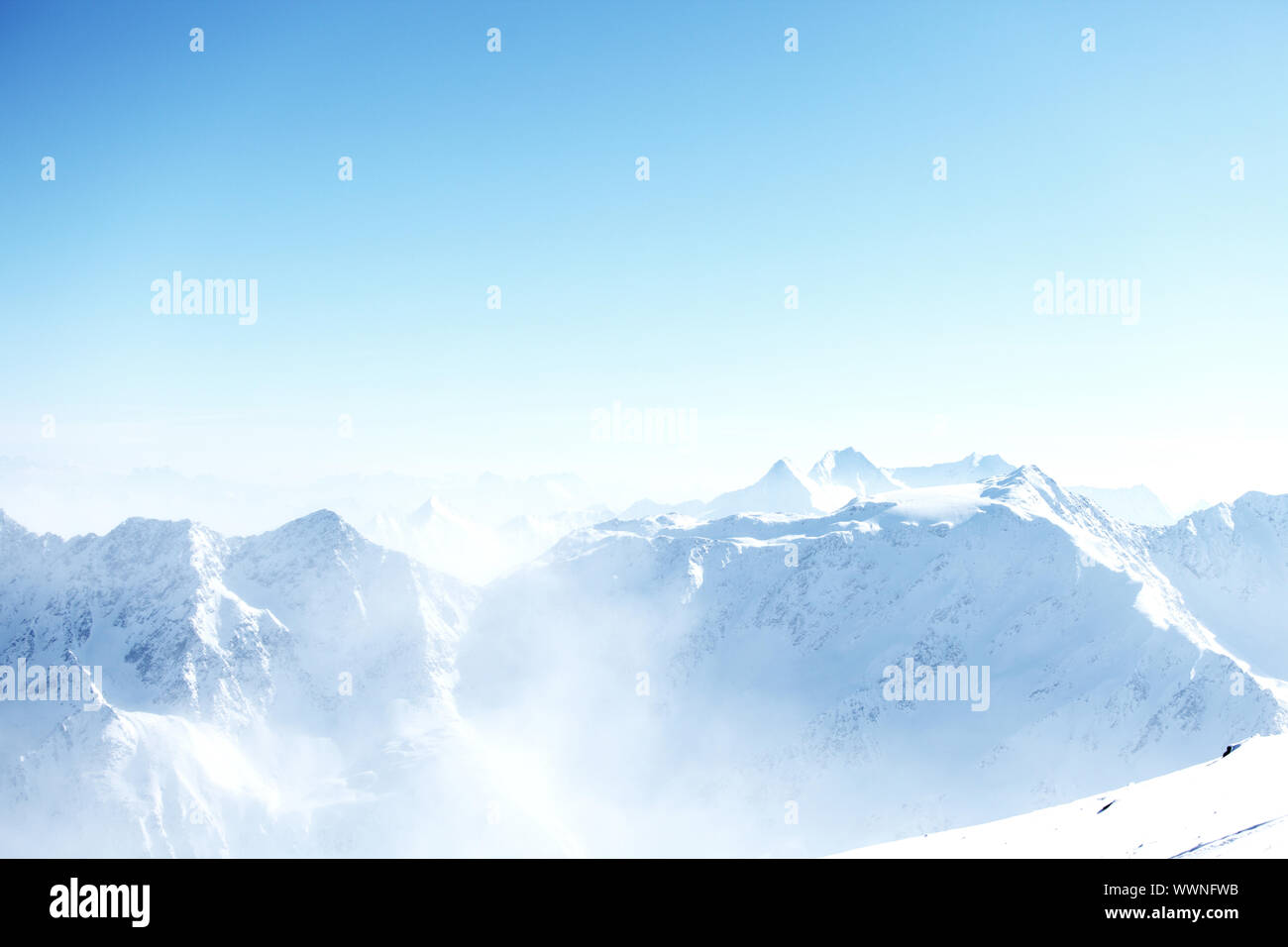 top of alps in sky Stock Photo - Alamy
