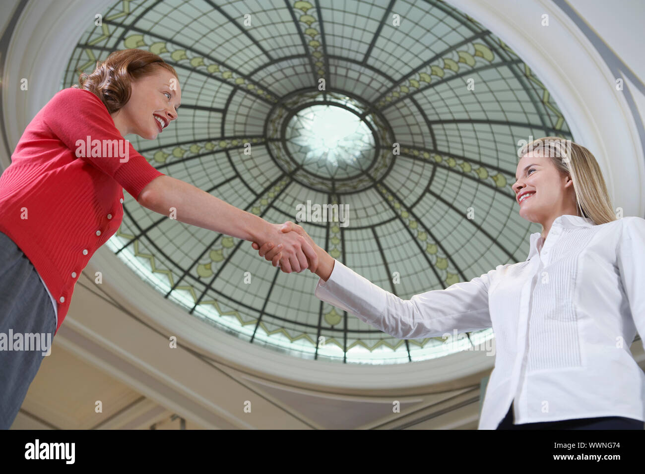 Businesspeople Shanking Hands Stock Photo - Alamy