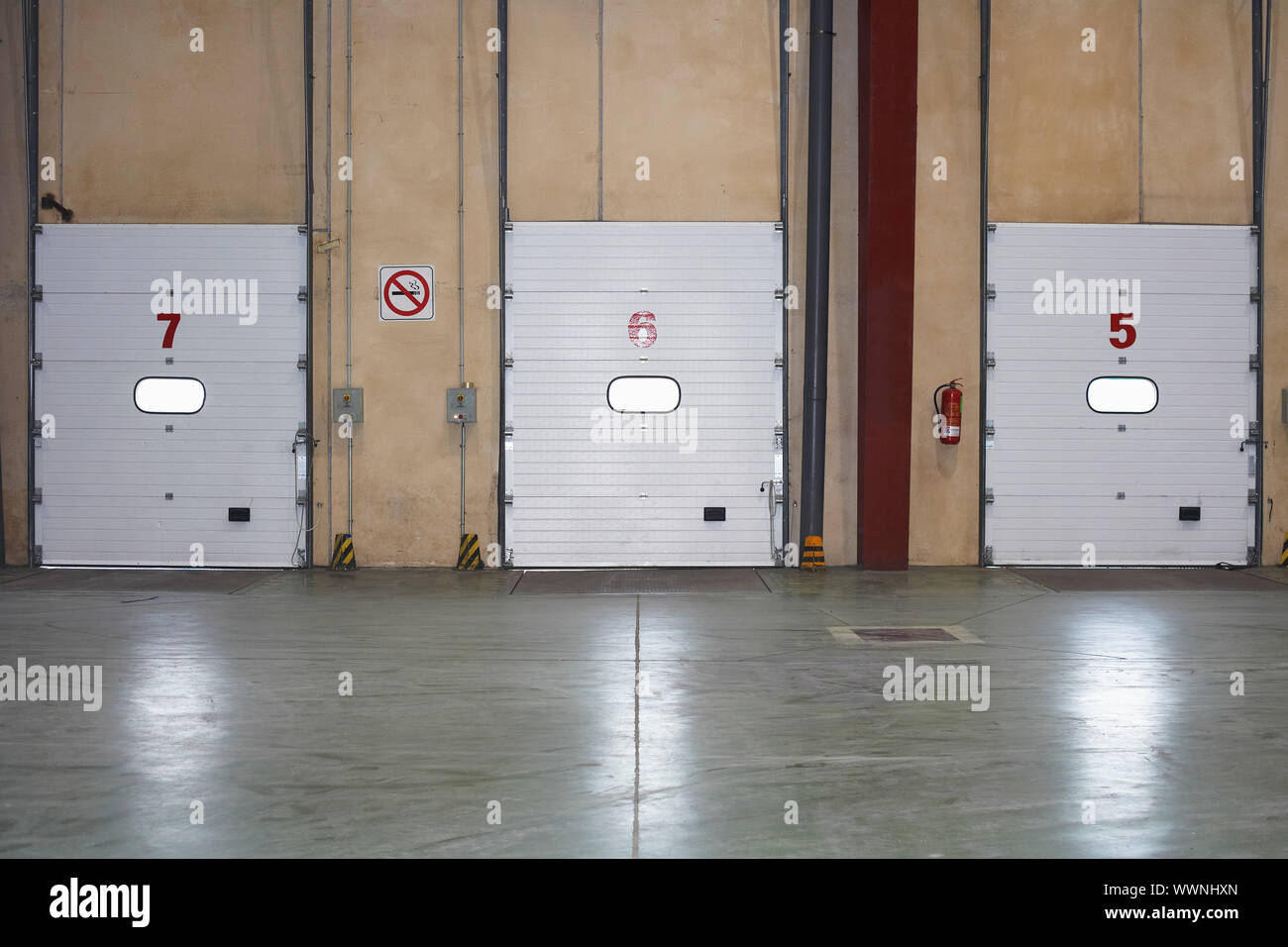 Loading Dock Doors Stock Photo - Alamy