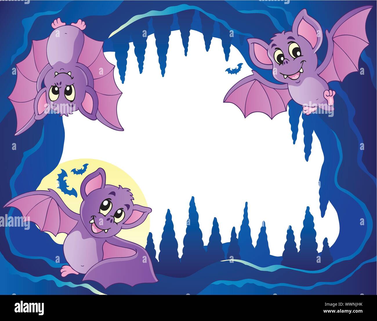 Bats theme image 3 Stock Vector Image & Art - Alamy