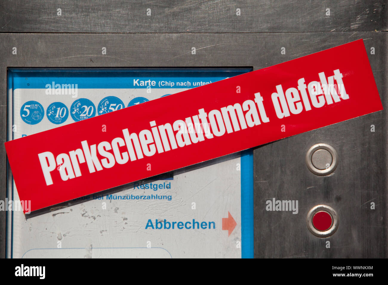 Parking meter out of order hi-res stock photography and images - Alamy