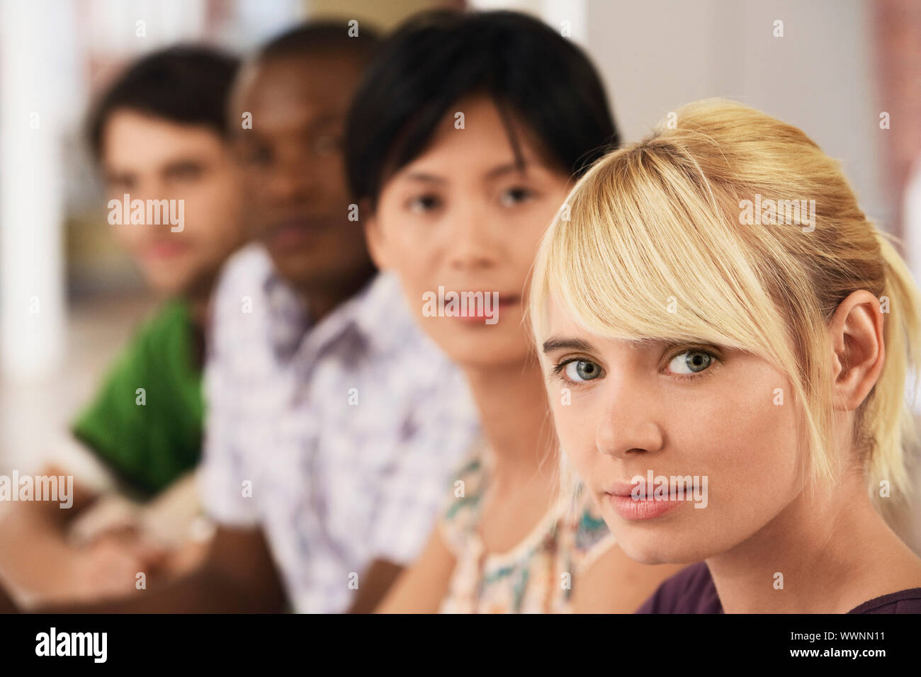 Several people mingling hi-res stock photography and images - Alamy