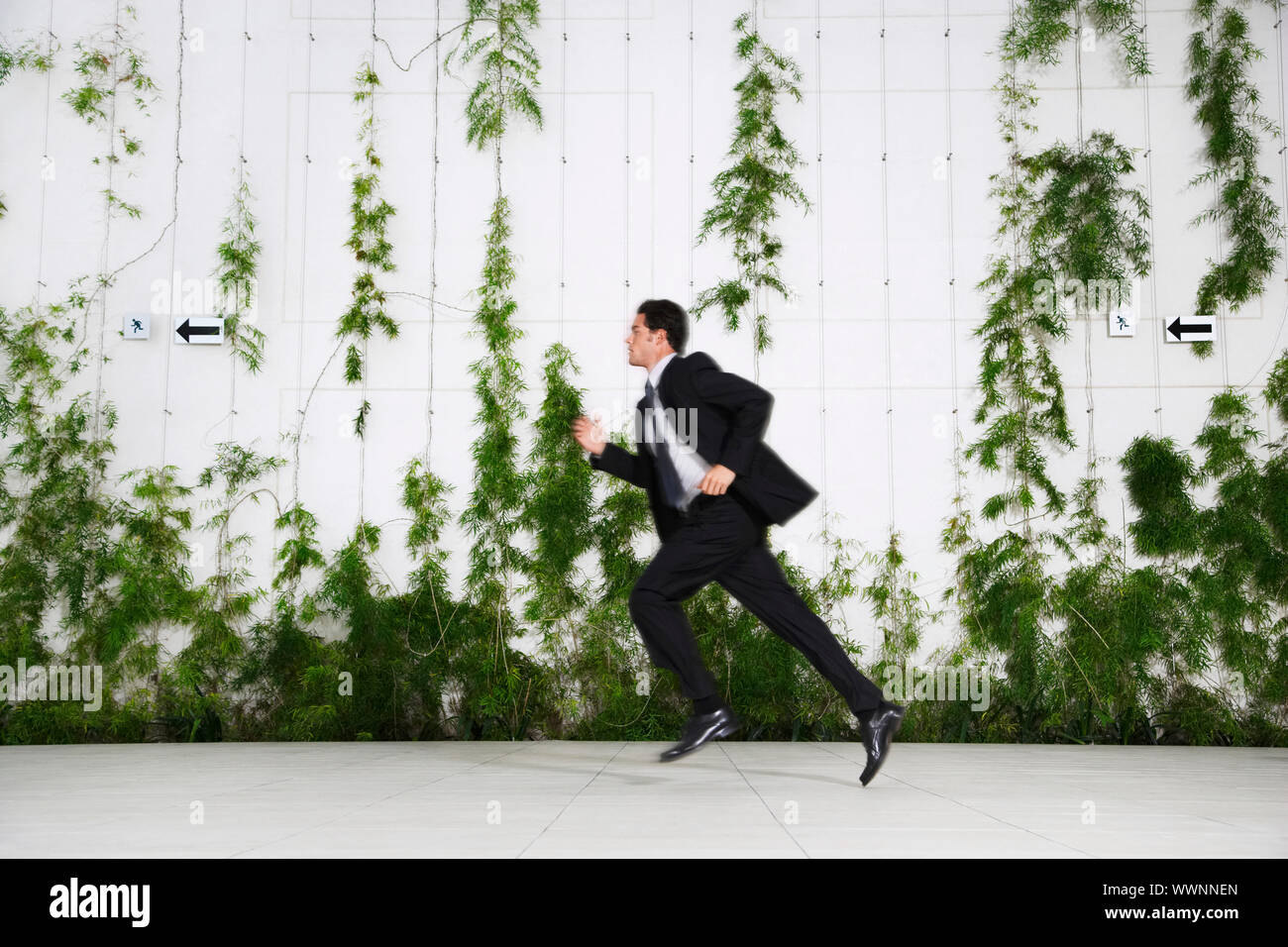 Guys running on white hi-res stock photography and images - Alamy
