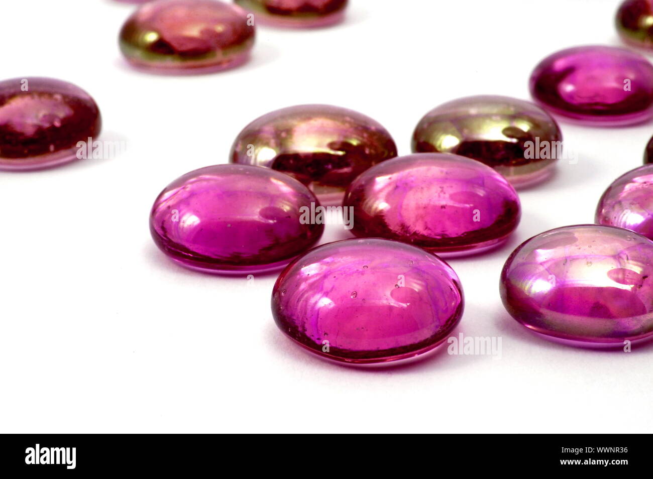 abstract colorful bubbles isolated on white background Stock Photo - Alamy