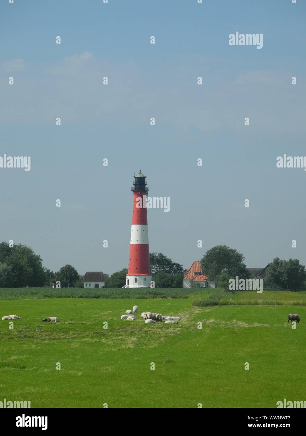 Lighthouse at Pellworm Stock Photo - Alamy