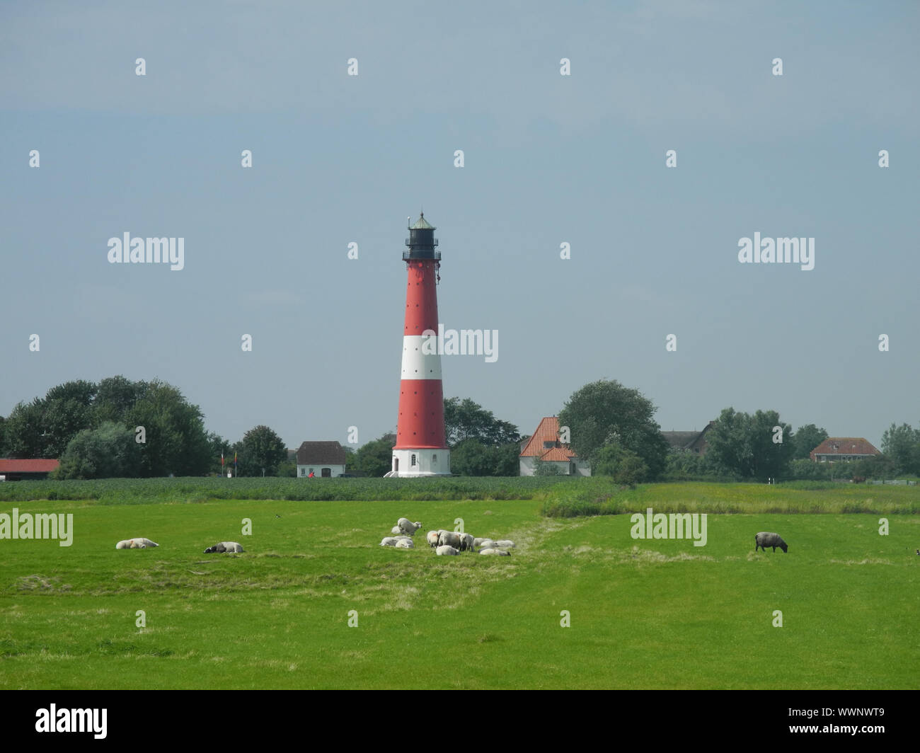 Lighthouse at Pellworm Stock Photo - Alamy
