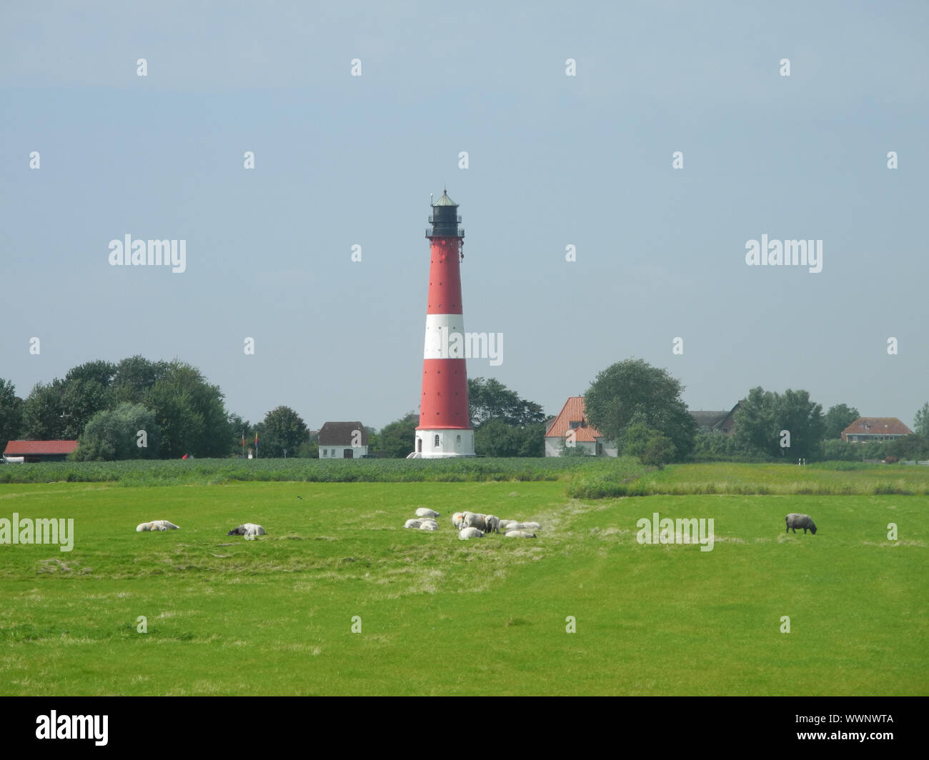 Lighthouse at Pellworm Stock Photo - Alamy