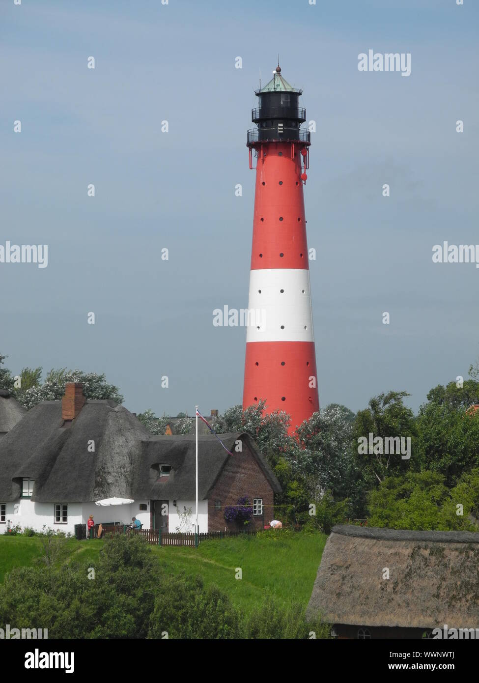 Lighthouse at Pellworm Stock Photo - Alamy