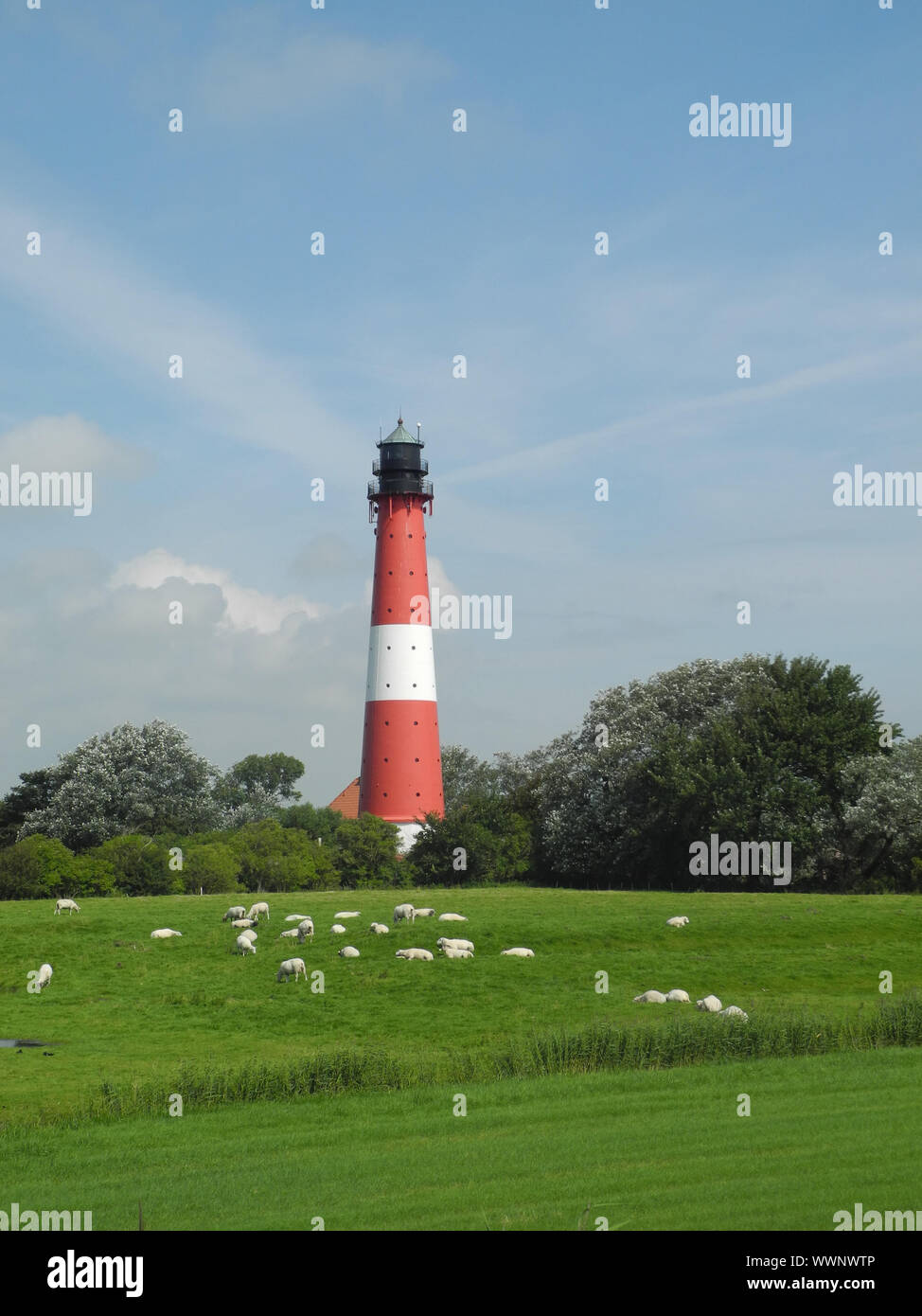 Lighthouse at Pellworm Stock Photo - Alamy