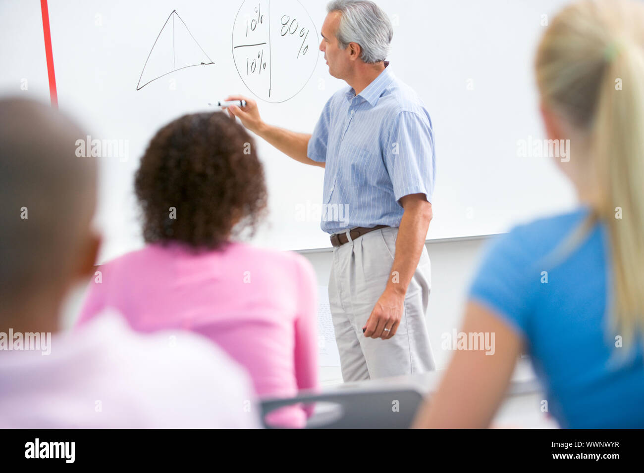 Baby boomers in classroom hi-res stock photography and images - Alamy