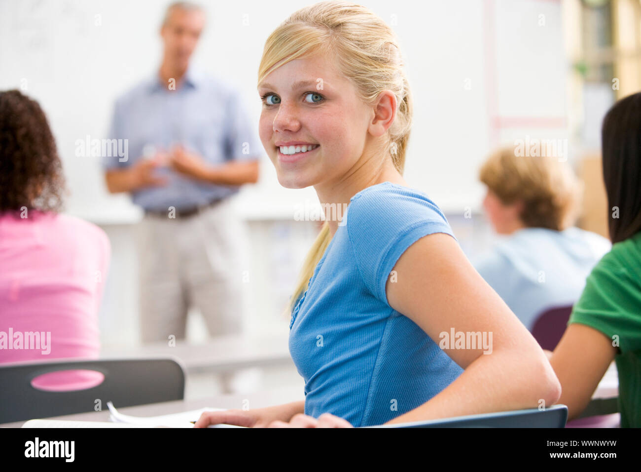 Baby boomers in classroom hi-res stock photography and images - Alamy