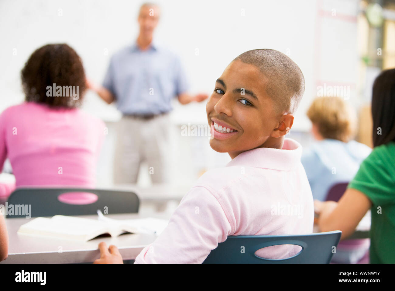 Baby boomers in classroom hi-res stock photography and images - Alamy