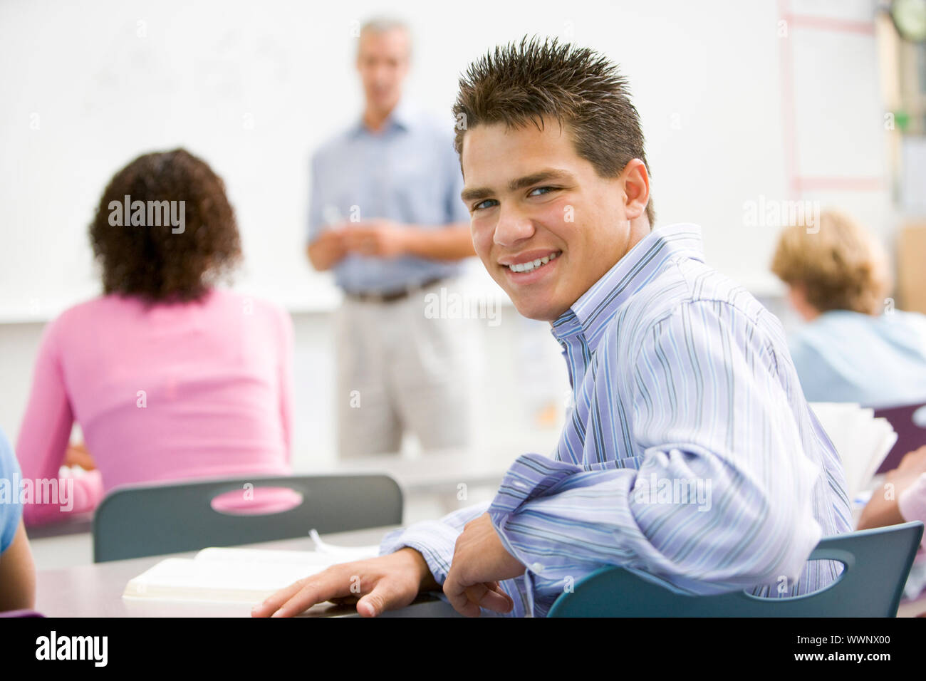 Baby boomers in classroom hi-res stock photography and images - Alamy