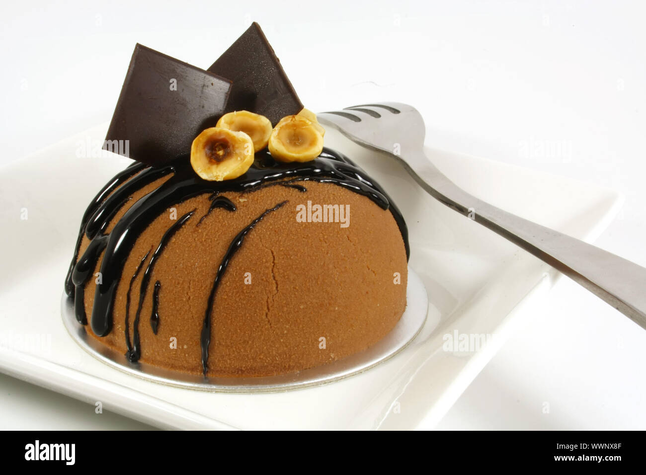 Fancy Chocolate Cake Stock Photo - Alamy