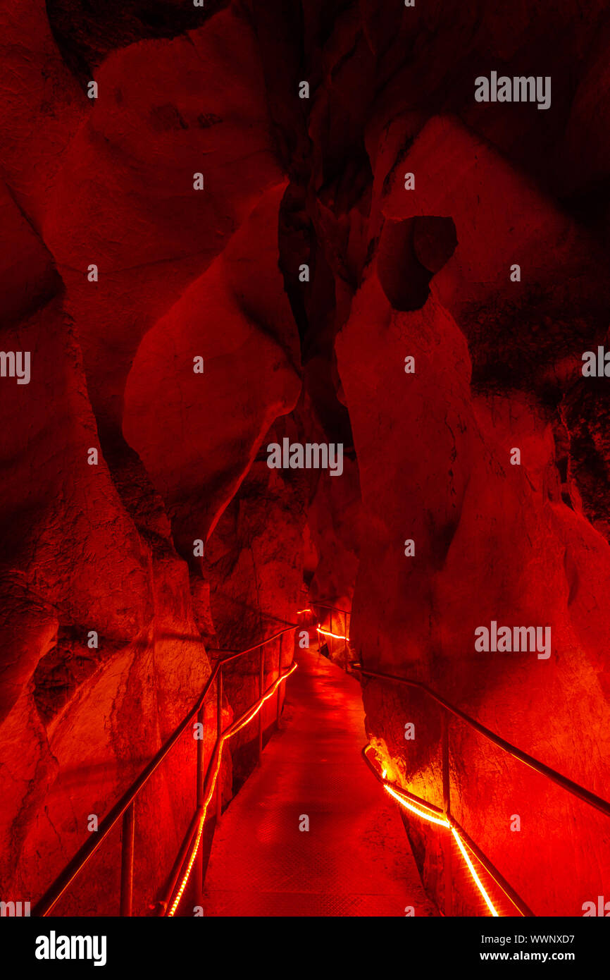 Oylat cave walk way. Bursa, Turkey Stock Photo - Alamy