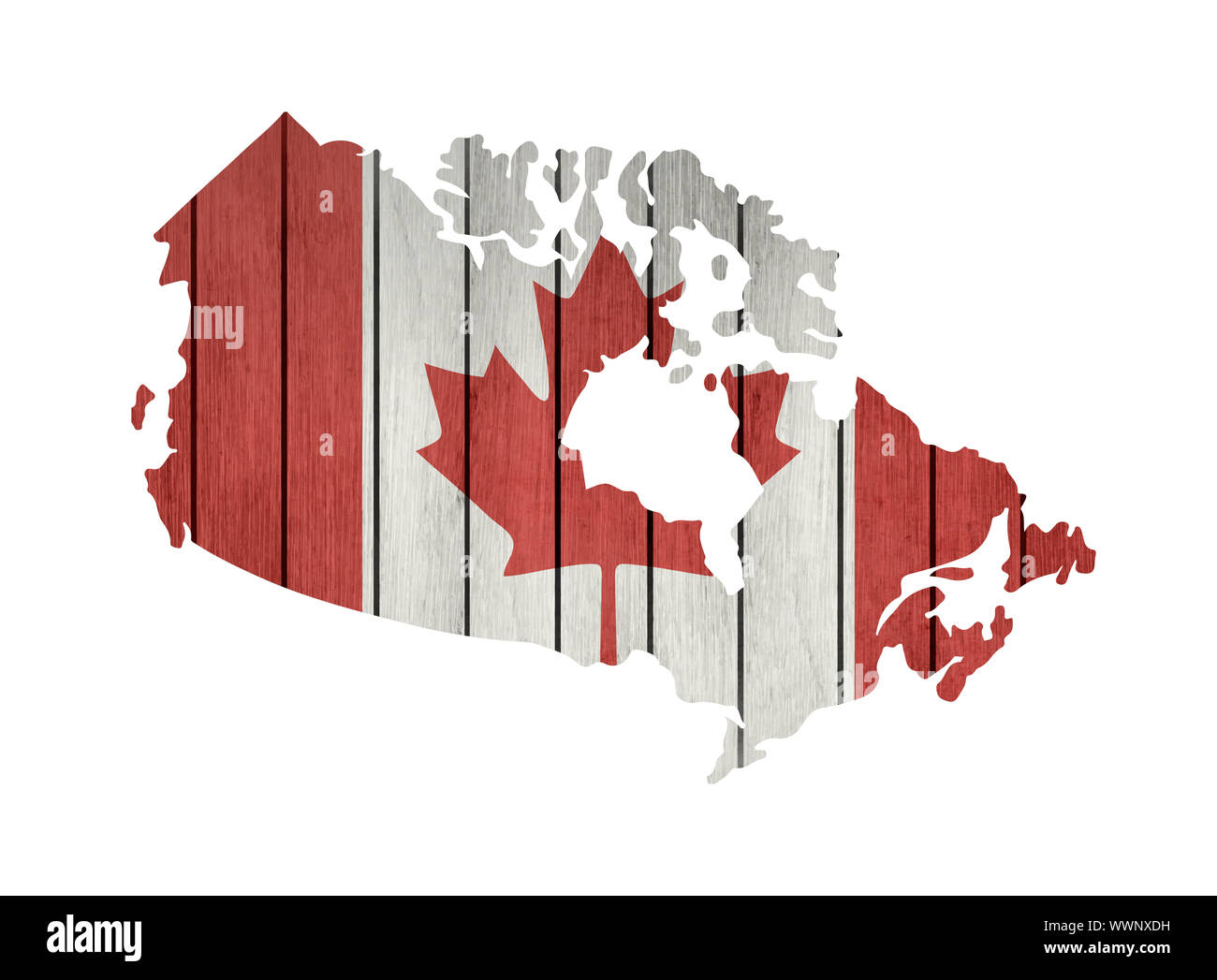 Historical map canada Cut Out Stock Images & Pictures - Alamy