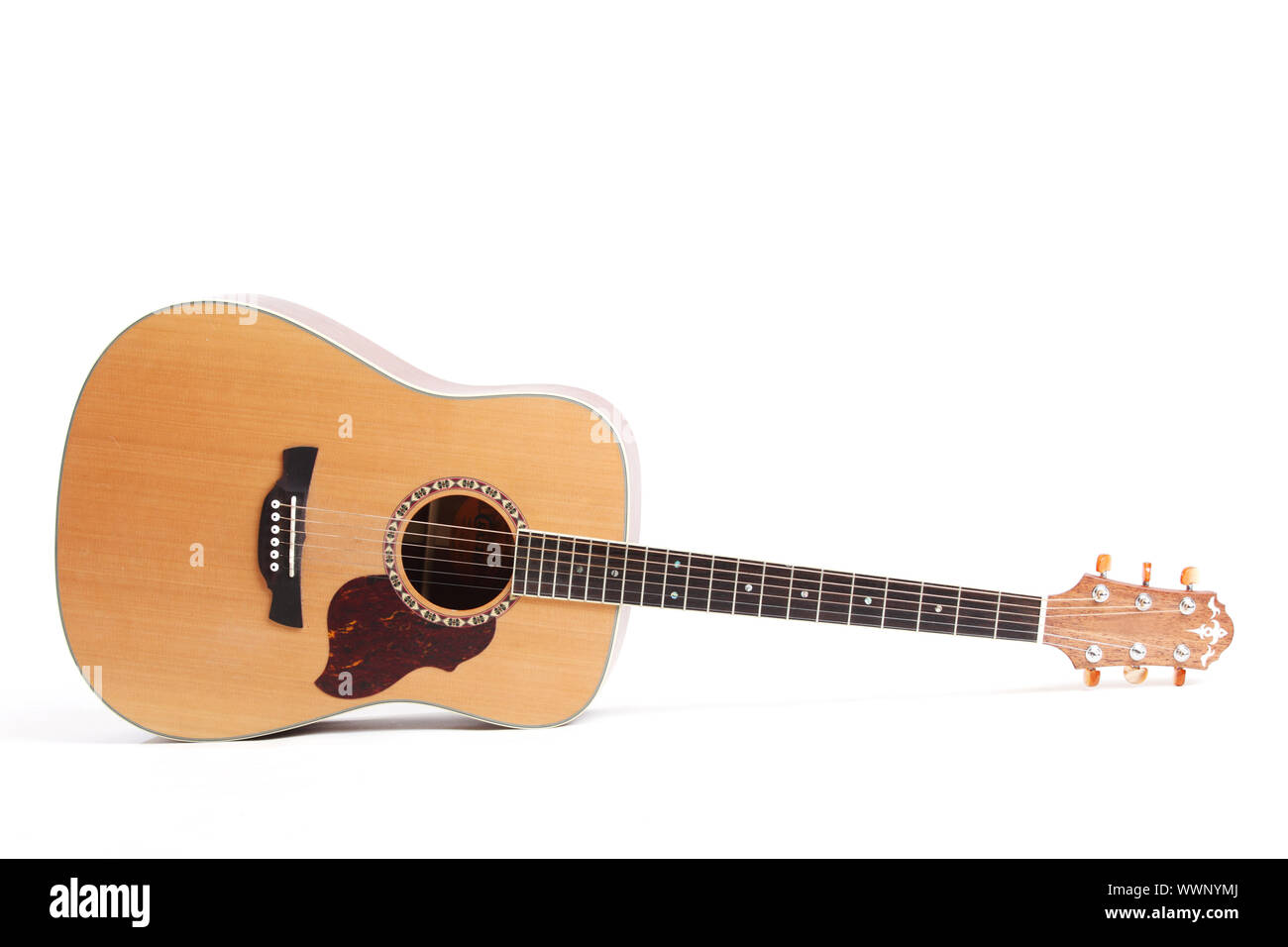 guitar isolated on white background Stock Photo - Alamy