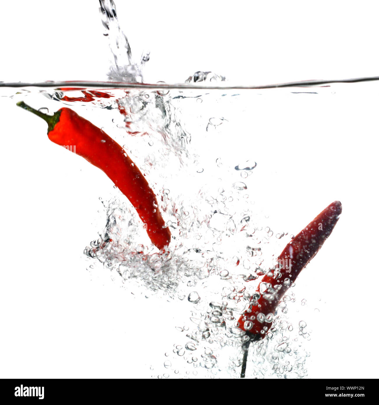 chili pepper cook hot and cold concept Stock Photo - Alamy