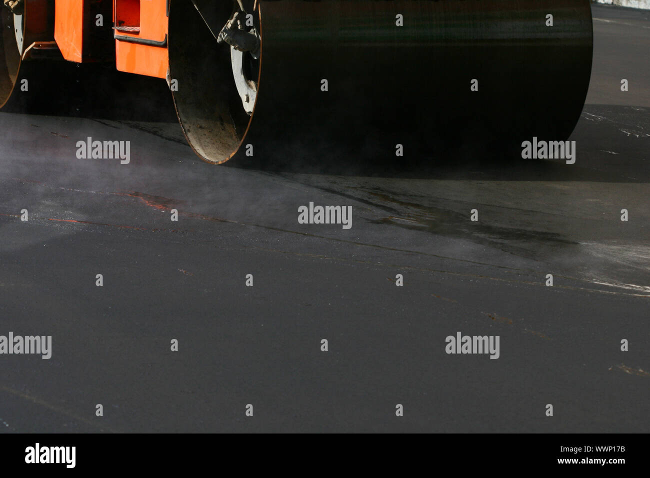 packing roller new road concept Stock Photo - Alamy