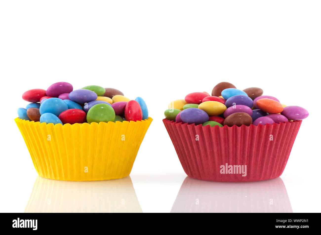 Sweets in cups Cut Out Stock Images & Pictures - Alamy