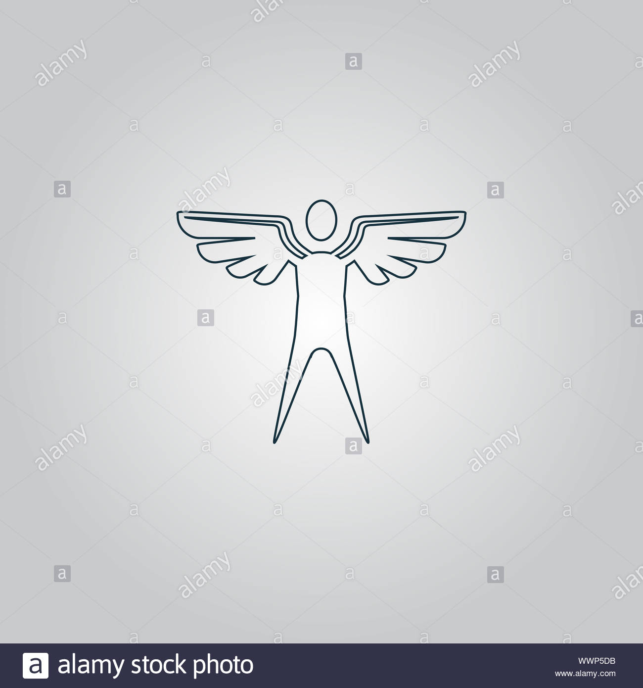 Winged Man High Resolution Stock Photography and Images - Alamy